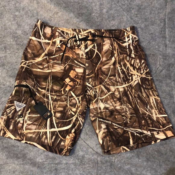 Columbia | Shorts | Columbia Pfg Camo Trunks Advantage Max4 Hd Swim ...
